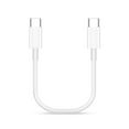 60W 20cm Short Type C Cable USB C to TypeC Fast Data Line For phone 15 ...