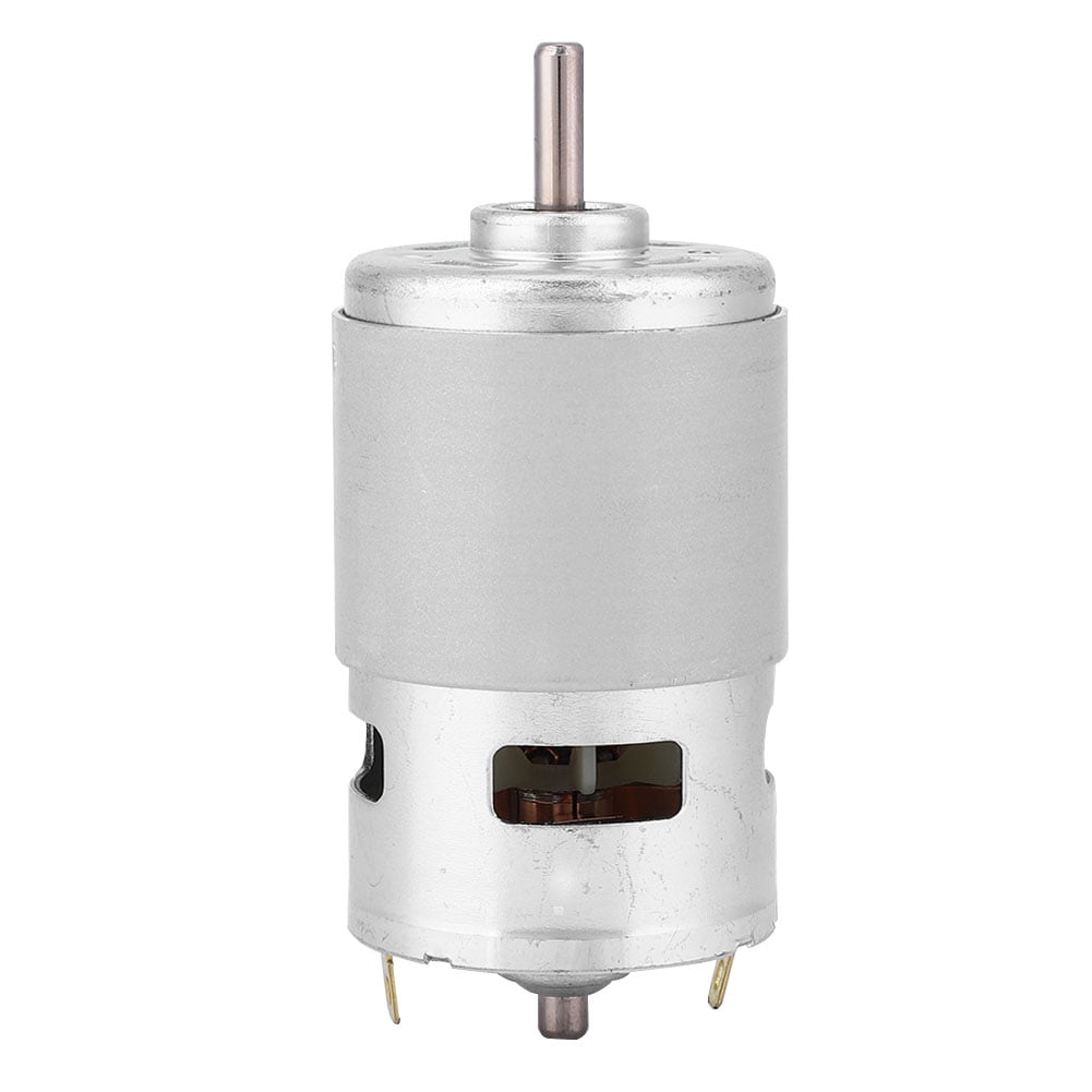 60W, 6000RPM, Low Noise, Ball Bearing Shaft Micro Motor High-Power 12V ...
