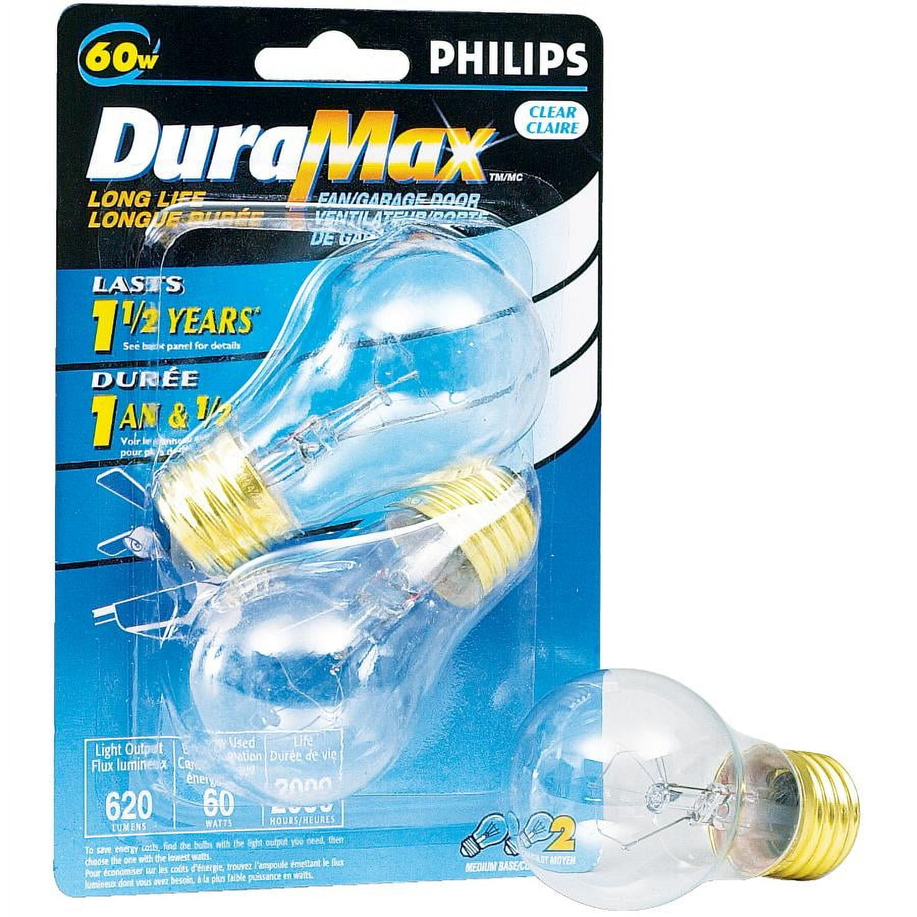 60W A15 Medium Base Clear Fan and Garage Light Bulbs - 2 Pack - Walmart.com