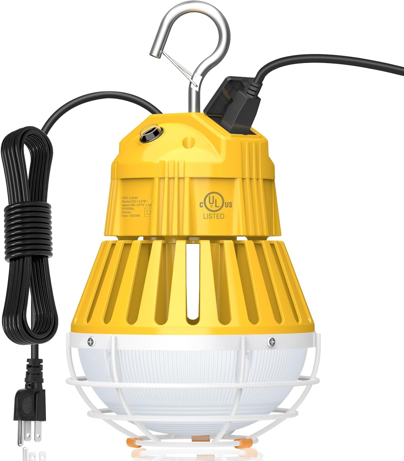 60W Construction LED Work Light 7800LM 5000K Daylight Linkable Portable ...