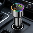 60W Fast Car Charger 3 Port - Multi-Device USB Cigarette Lighter ...