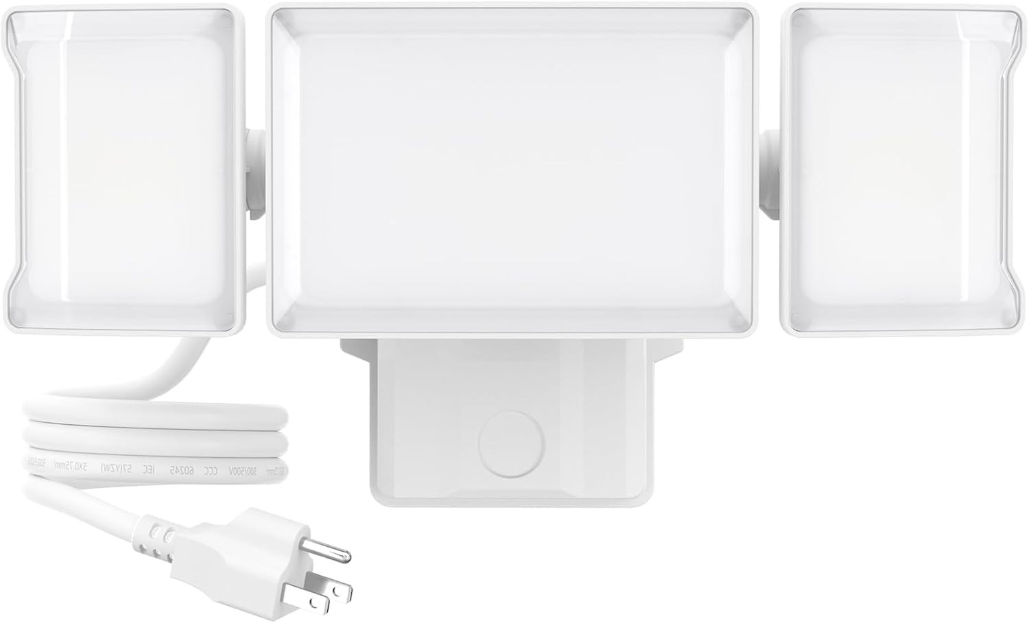 60W Flood Lights Outdoor Plug in, Switch Controlled 6000LM LED Security ...