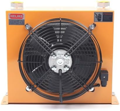 60W Hydraulic Oil Cooler, AC 110V /60HZ Forced Oil Cooler with Fan ...