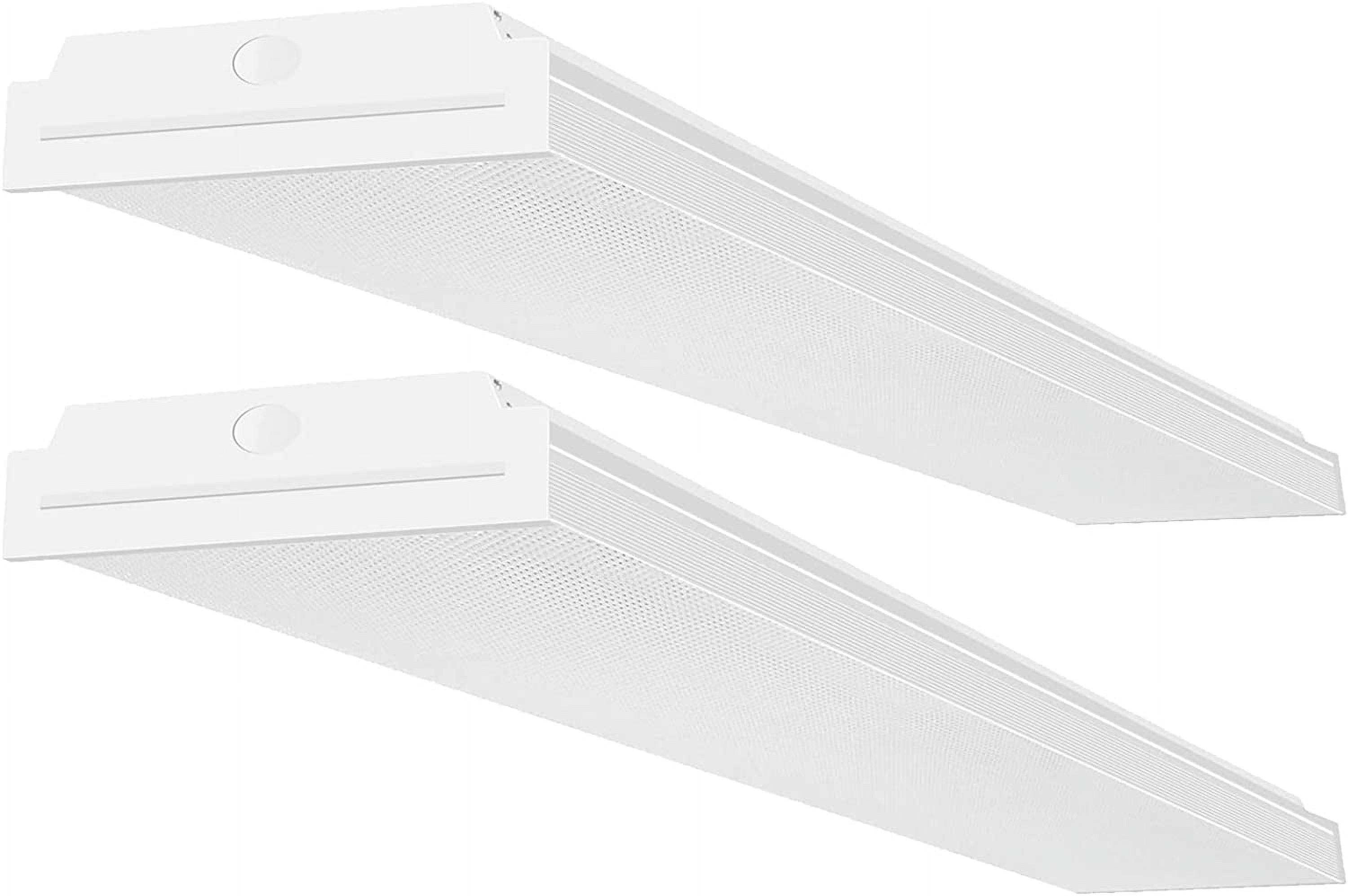 60W LED Wraparound Light - 4FT Office Lights, 7200 Lumens 4000K, 4 Foot ...