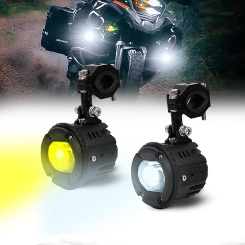60W Motorcycle Auxiliary LED Light Kit Driving Spotlights, 5 Model Fog ...
