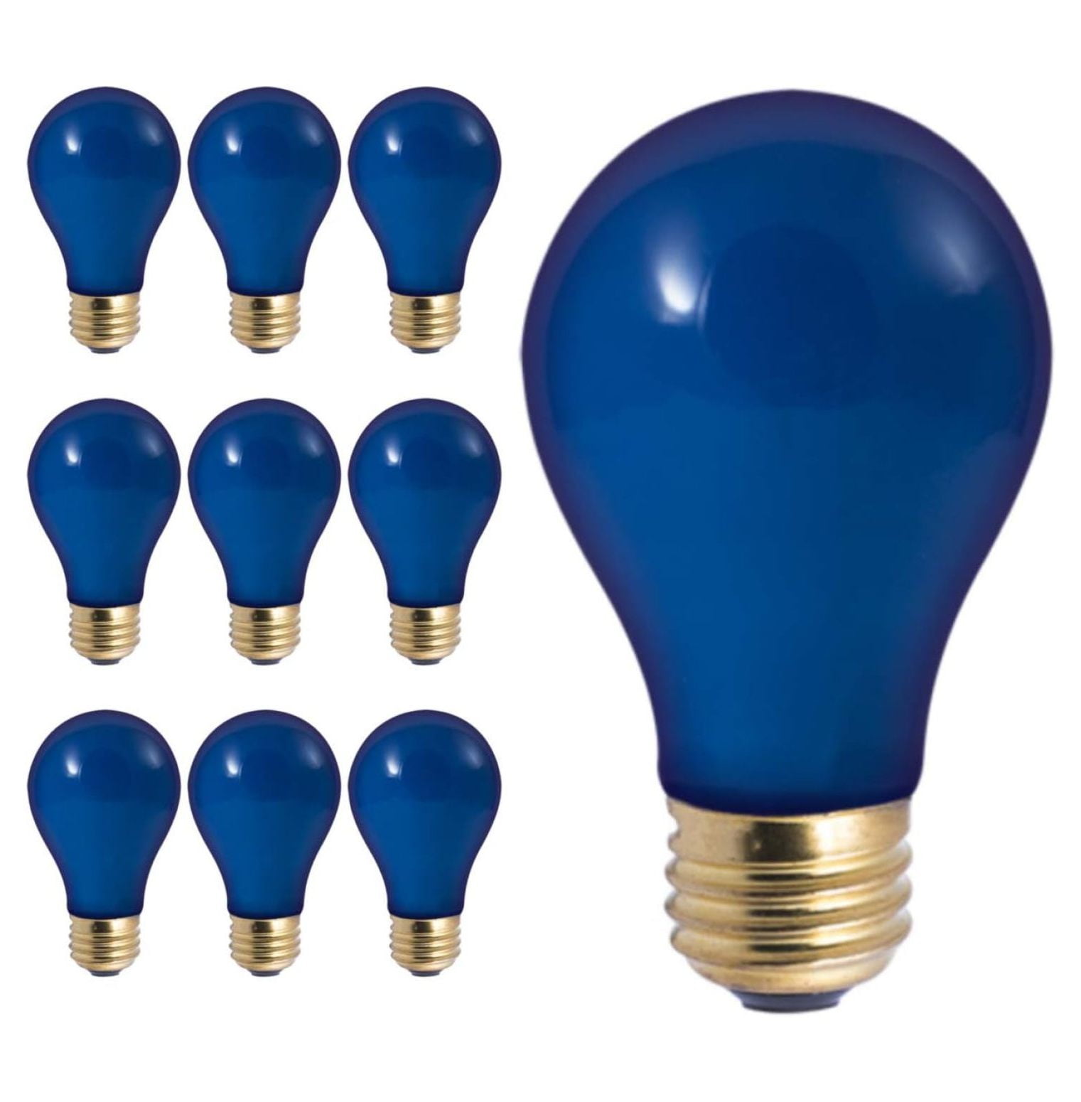 60W Plant Grow Light Bulb | Blue Color | A19 Shape & E26 Base | High ...