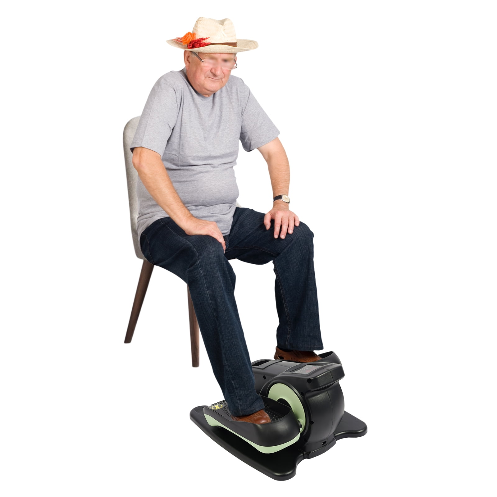 60W Portable Pedal Exerciser, Portable Pedal Exerciser with Remote ...