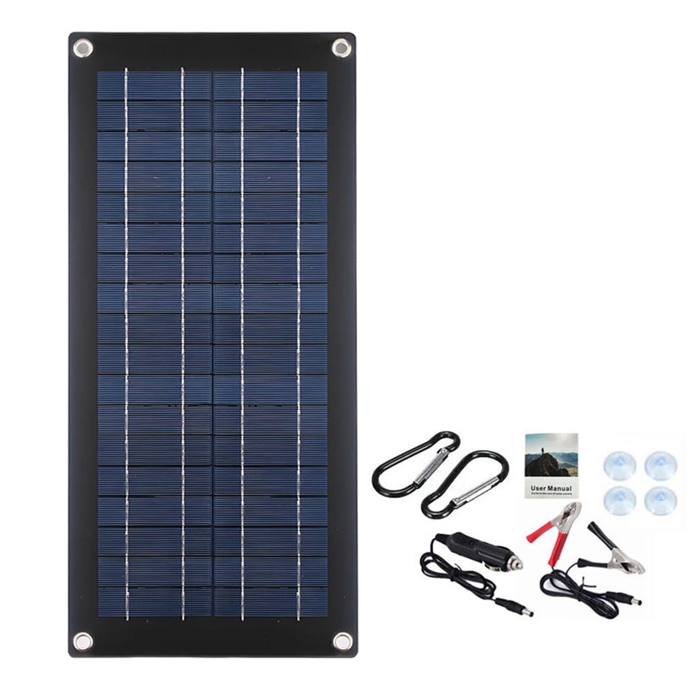 60W Solar Panel, 12V-18 Portable Solar Battery Charger, Solar Power ...