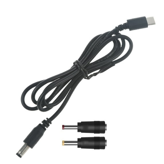60WPD USB C Type-C Male Input to DC5.5 x 2.1mm Male Power Cord with ...