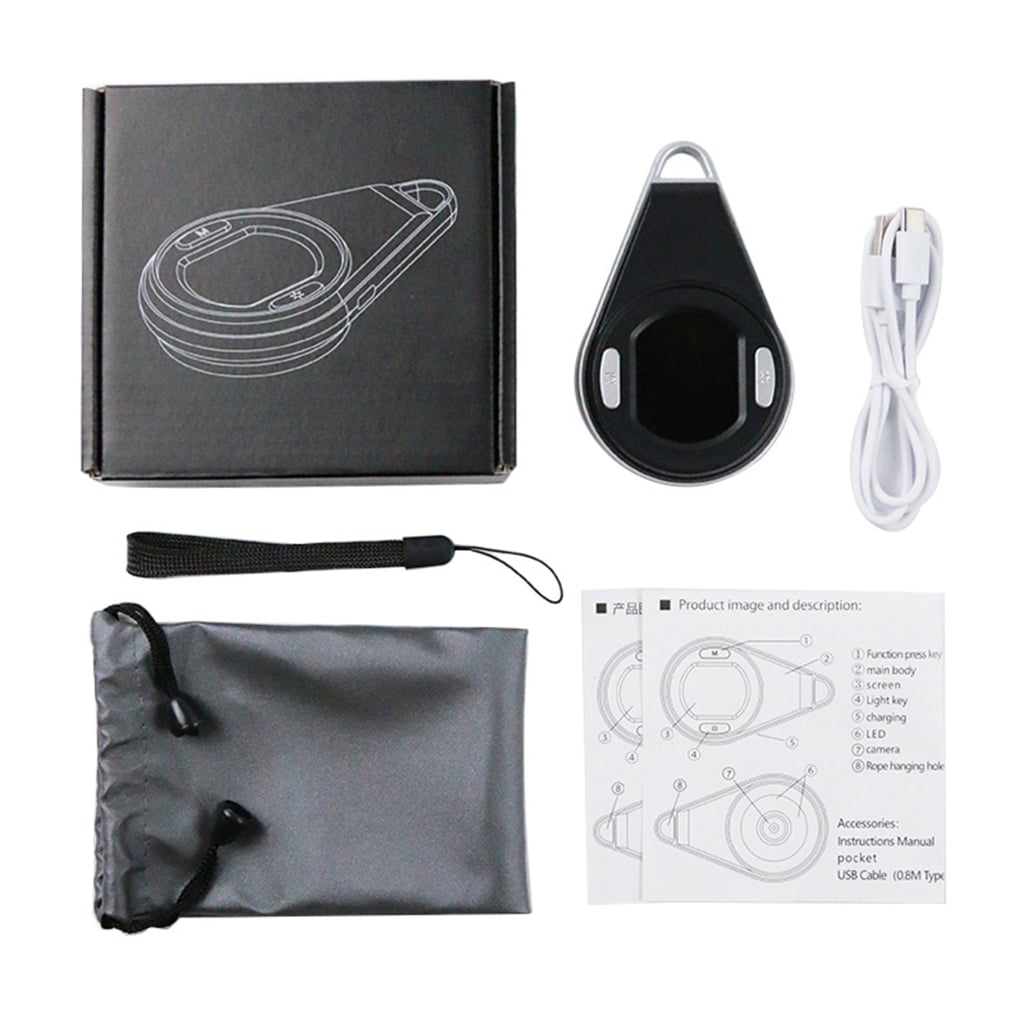 60X 80X 100X Rechargeable Digital LED Magnifier Pocket Microscope ...