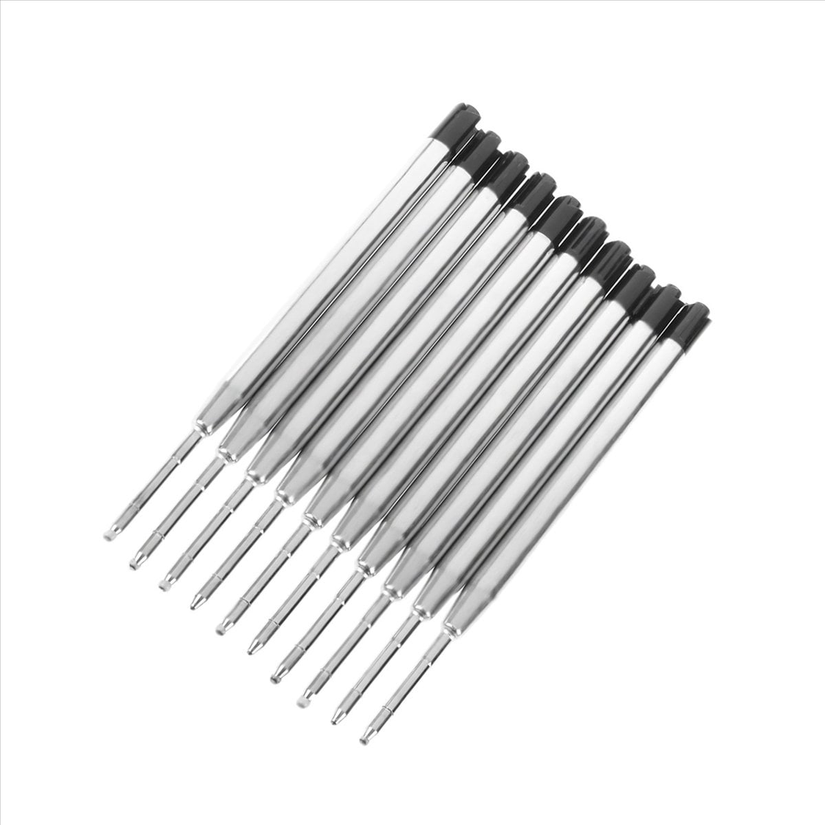 60X Black Ballpoint Pen Ink Refills Fine Point Medium Common for Style ...