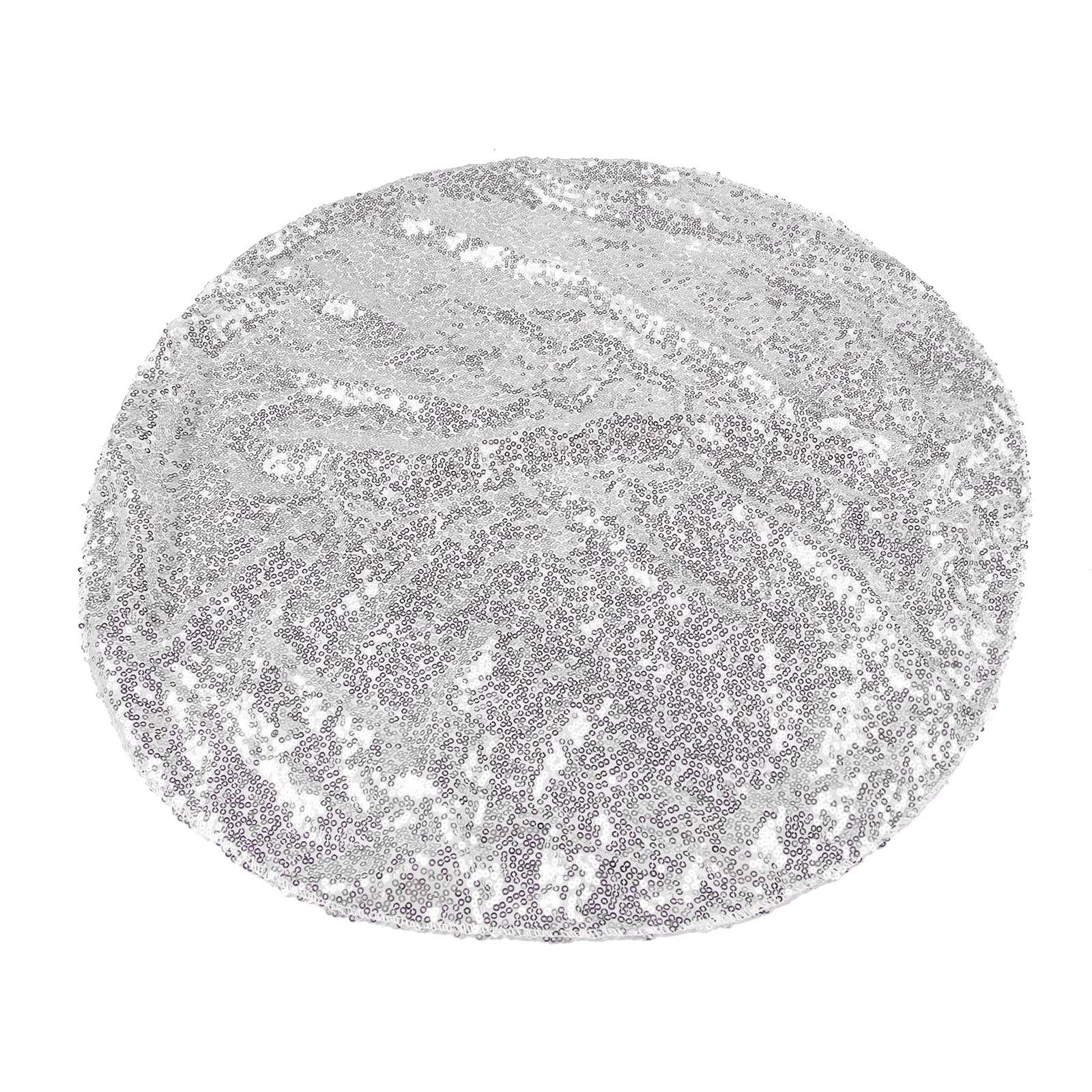 60X60Cm Sequin Tablecloth Sparkly Metallic Decorative Cover for Wedding ...