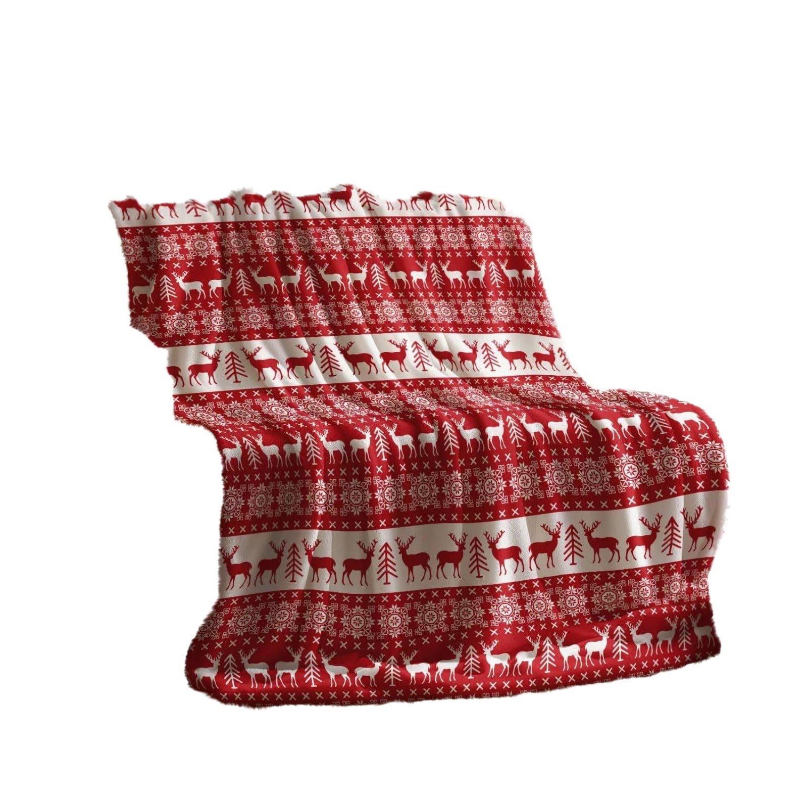 60X80 Inch Blankets & Throws,Christmas Flannel Blanket Throw Green ...