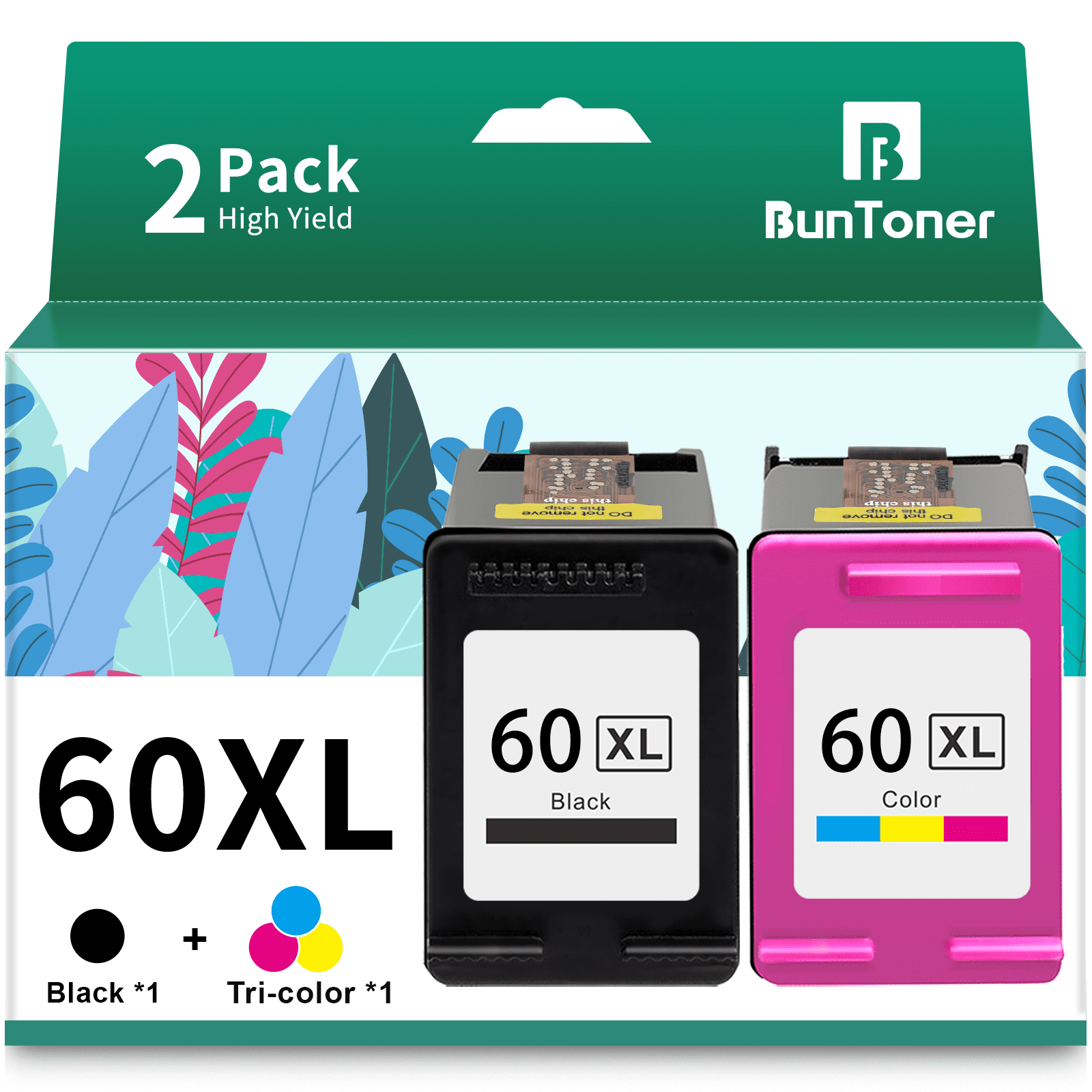60XL Ink Cartridge for HP 60 XL 60XL Ink Cartridge Combo Pack for HP ...