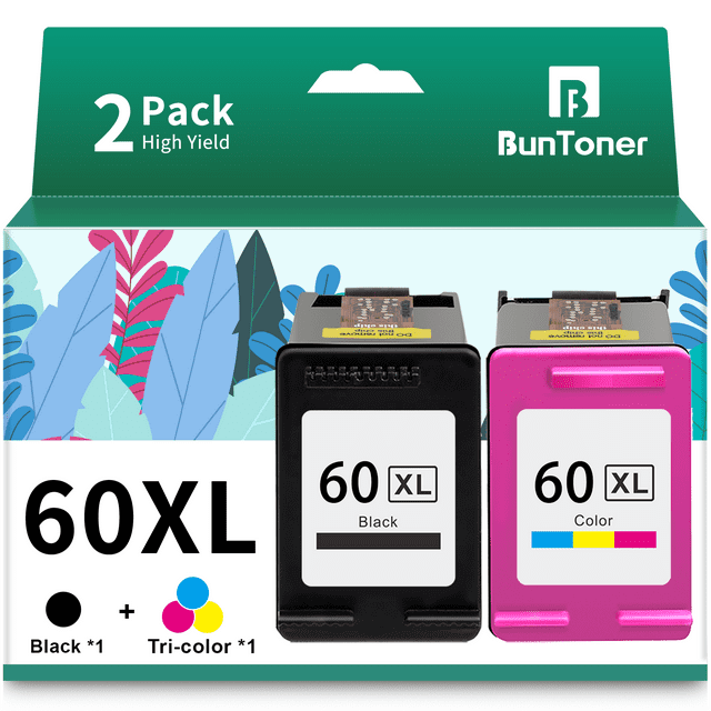 60XL Ink Cartridge for HP 60 XL 60XL Ink Cartridge Combo Pack for HP ...