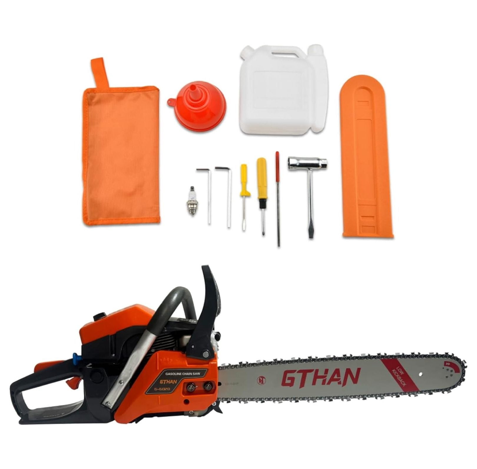 60cc Gas Chainsaws 20 Inch Bar Power Chain Saw Gas Powered Chainsaw 2 ...