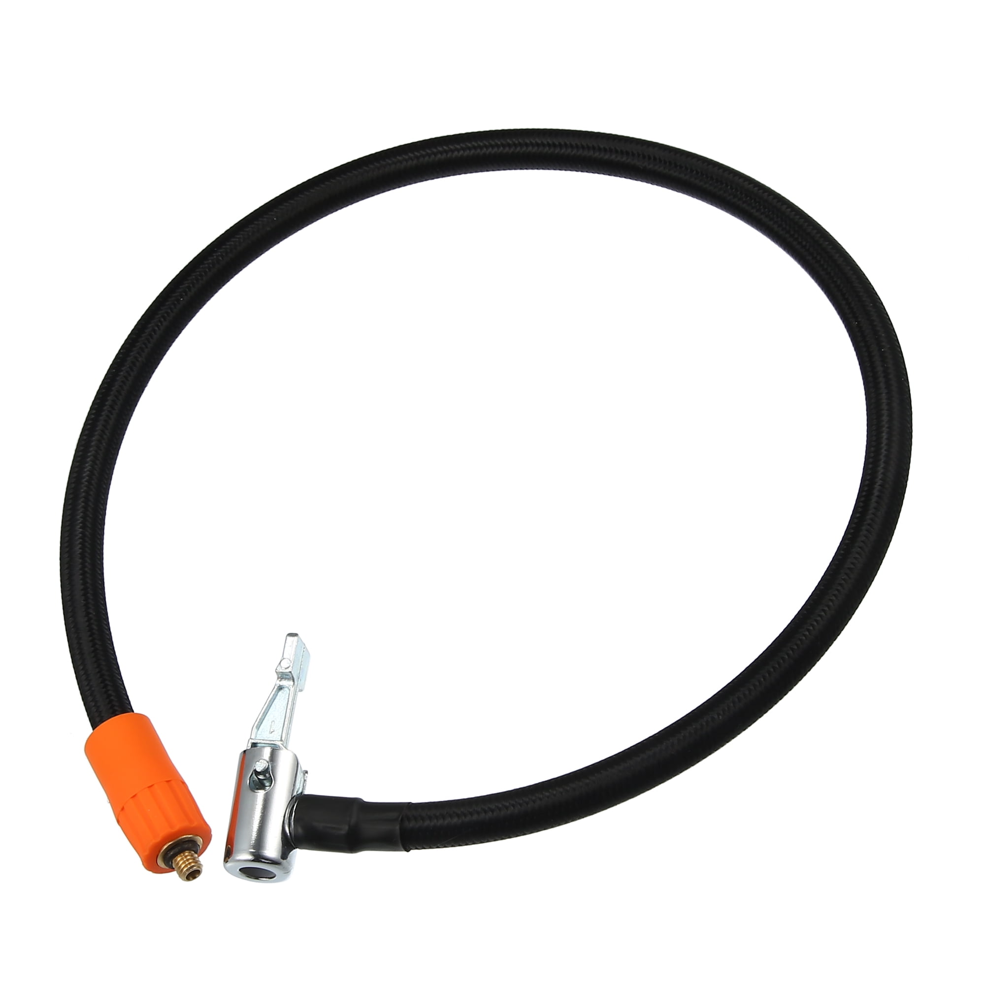 60cm Car Tire Inflator Extension Hose with Metal Chuck Adapter Convert ...