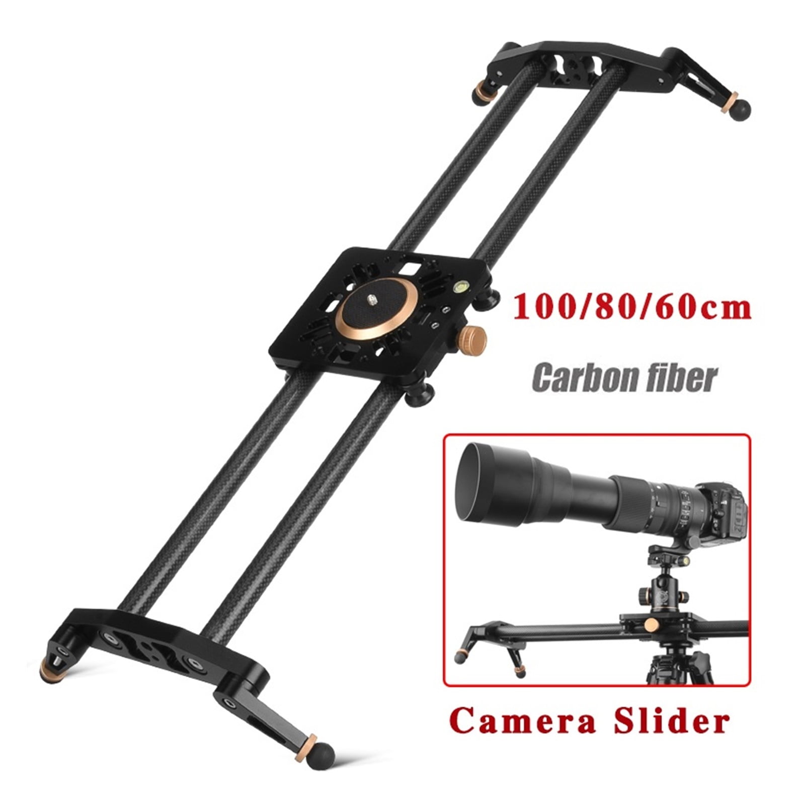 60cm Carbon Camera Slide Follow Motorized Electric Control Delay Photo ...
