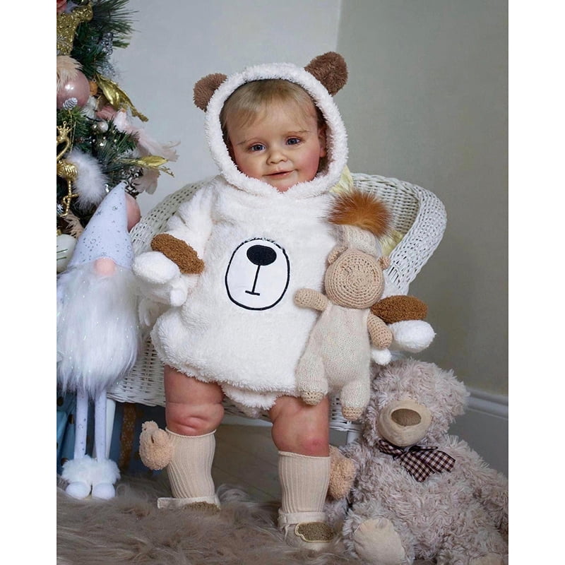 60cm Finished Already Reborn Doll Zoe Girl Handmade 3D Skin with Rooted ...