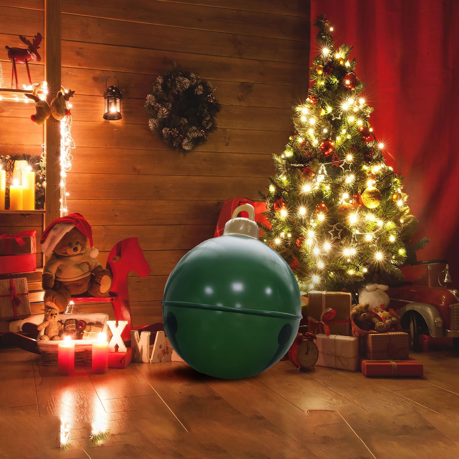 Christmas Clearance 60cm Inflatable Christmas Decoration Ball - Eye ...