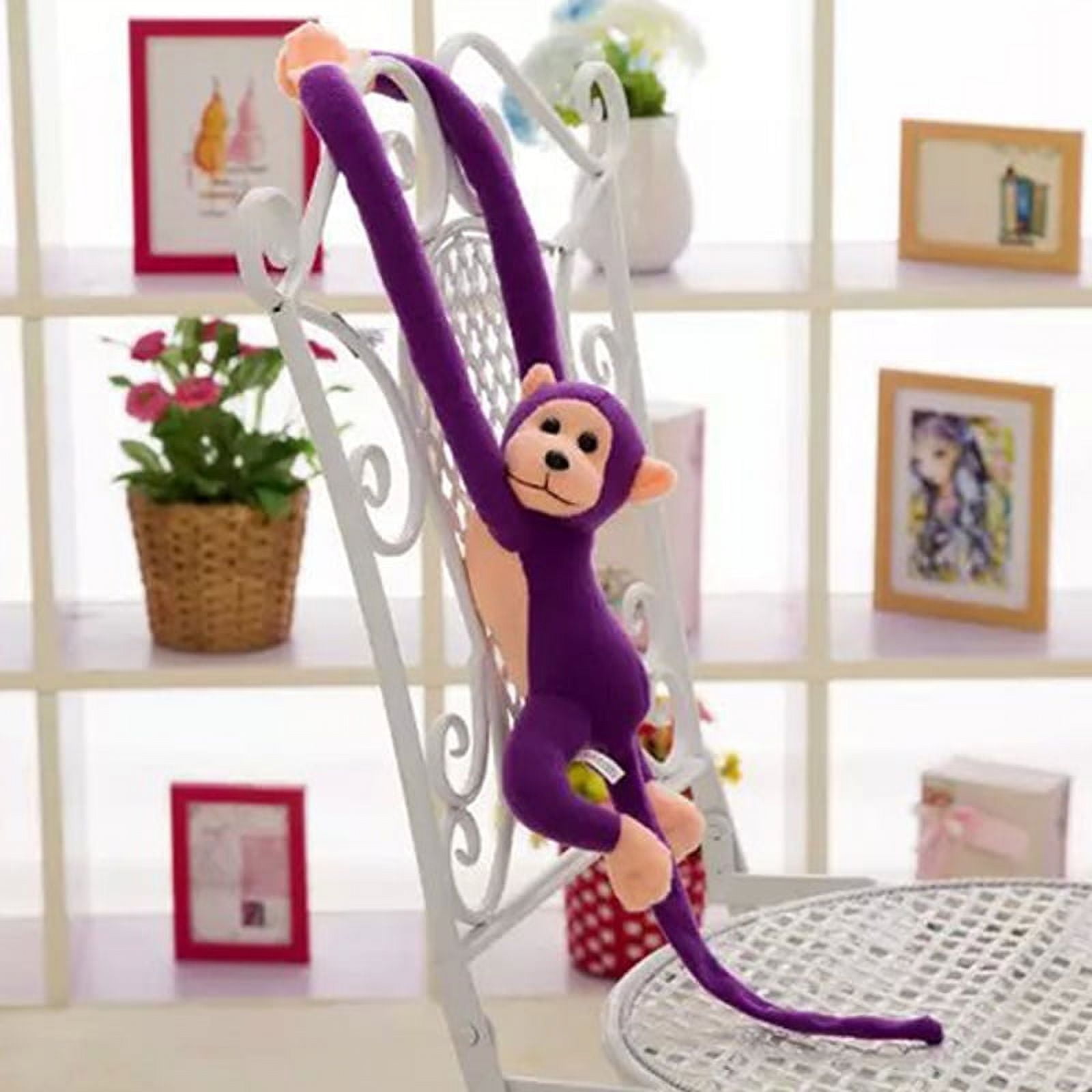 60cm Long Arm Tail Monkey Stuffed Plush Curtains Baby Sleeping Appease ...