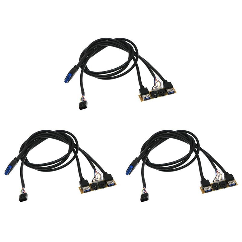 60cm Panel USB3.0+USB3.0+HD Audio Jack Ports I/O Board+Internal Wire ...