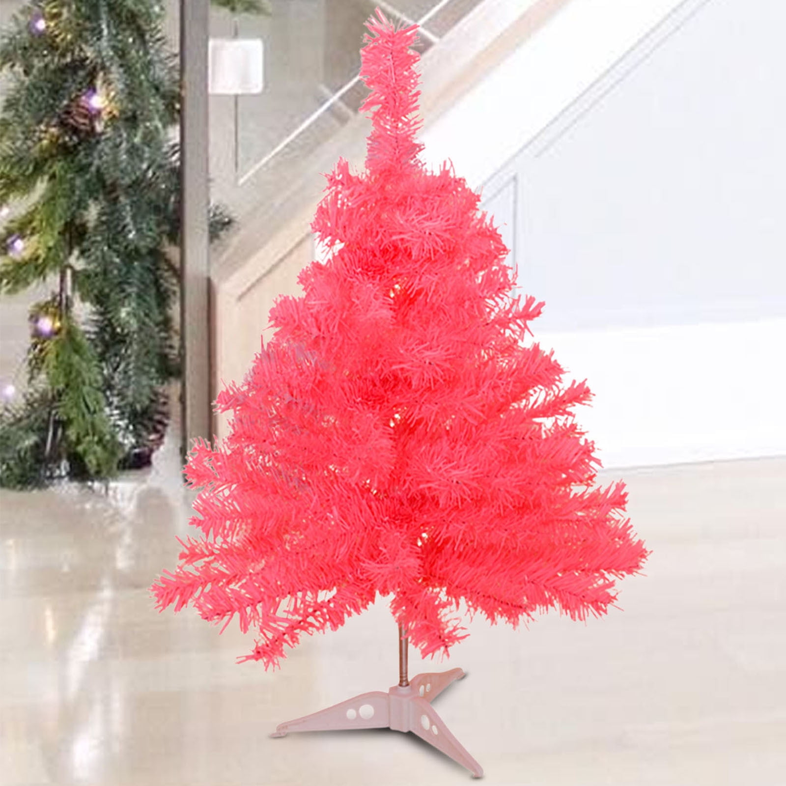 60cm White Mini Christmas Tree Set - Small Tabletop Christmas Decor ...