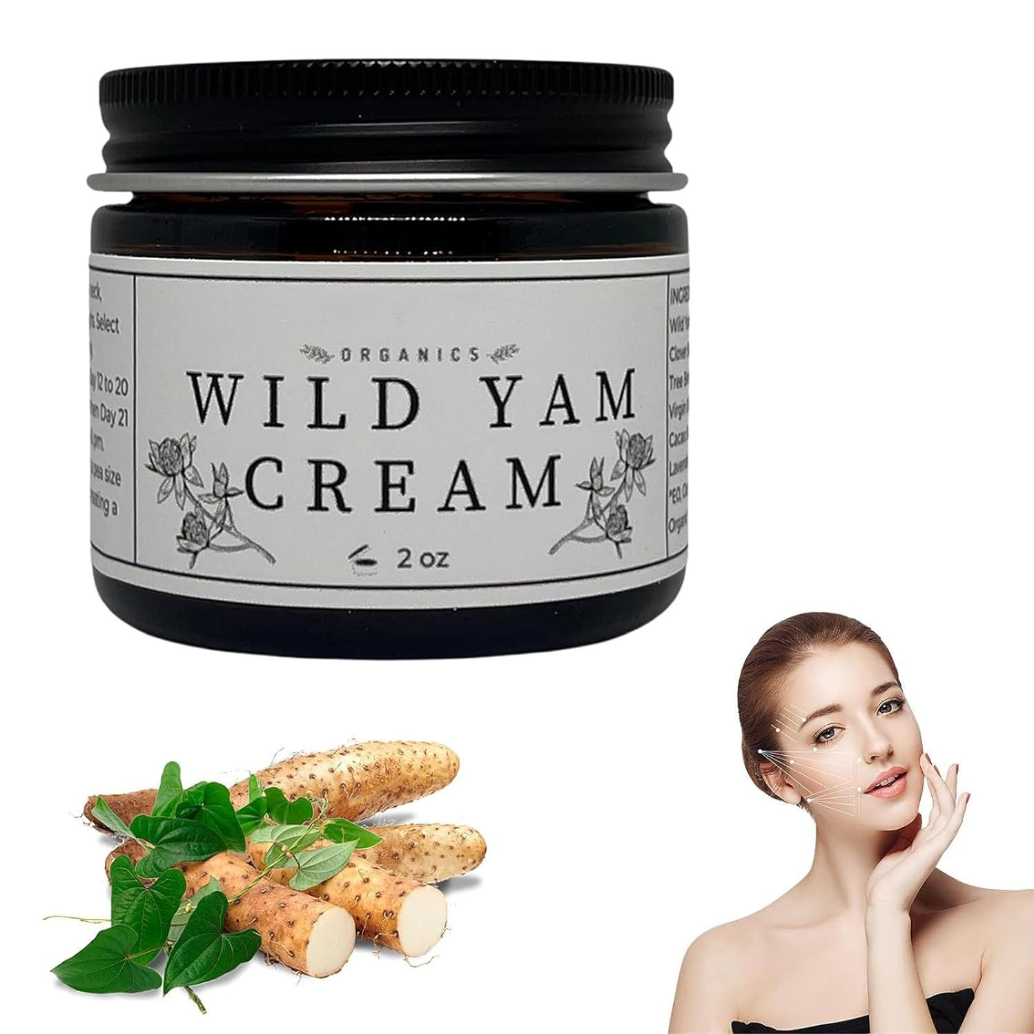 60g Wild Yam Cream Organic Wild Yam Extract Multi Nutrient With And
