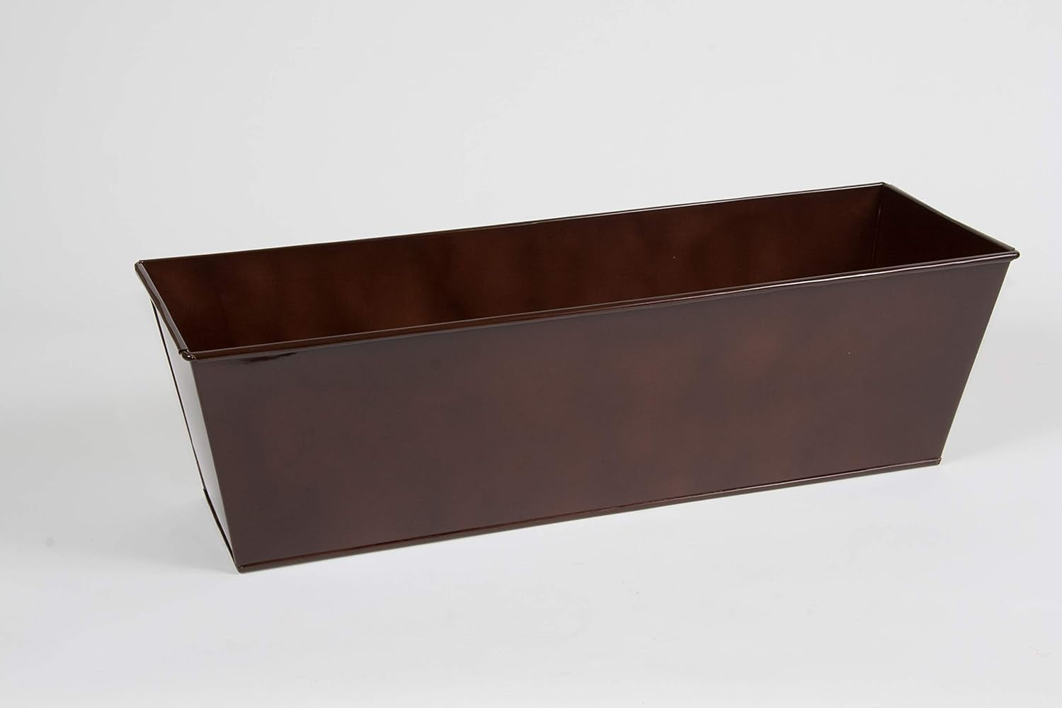 60in. Galvanized Tapered Window Box - Oil Rubbed Bronze Powder Coat ...