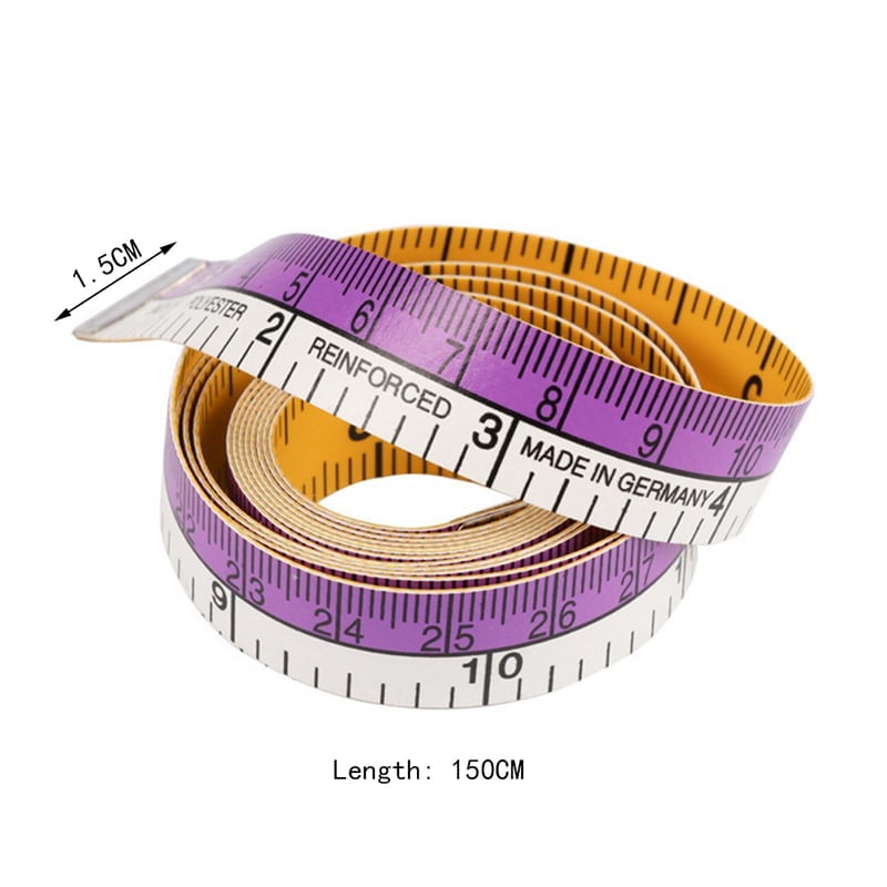 60in Soft Sewing Ruler Meter Sewing Tape Measure Body Clothes Ruler ...