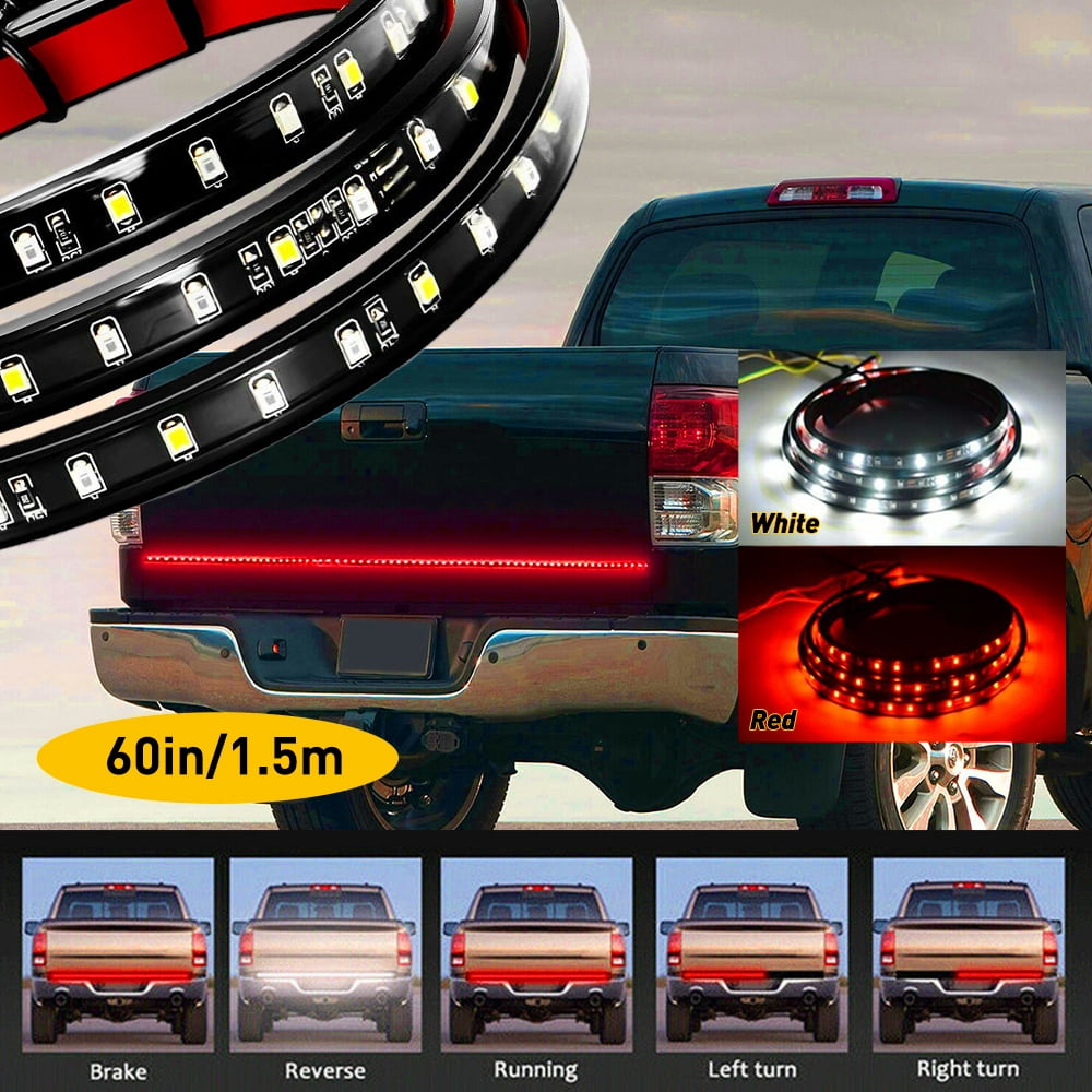 60inch Single Row LED Tailgate Light Bar for Universal Truck - Walmart.com