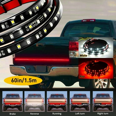 LEDGlow 60" Double Row Tailgate LED Light Bar for Full Size Pickup ...