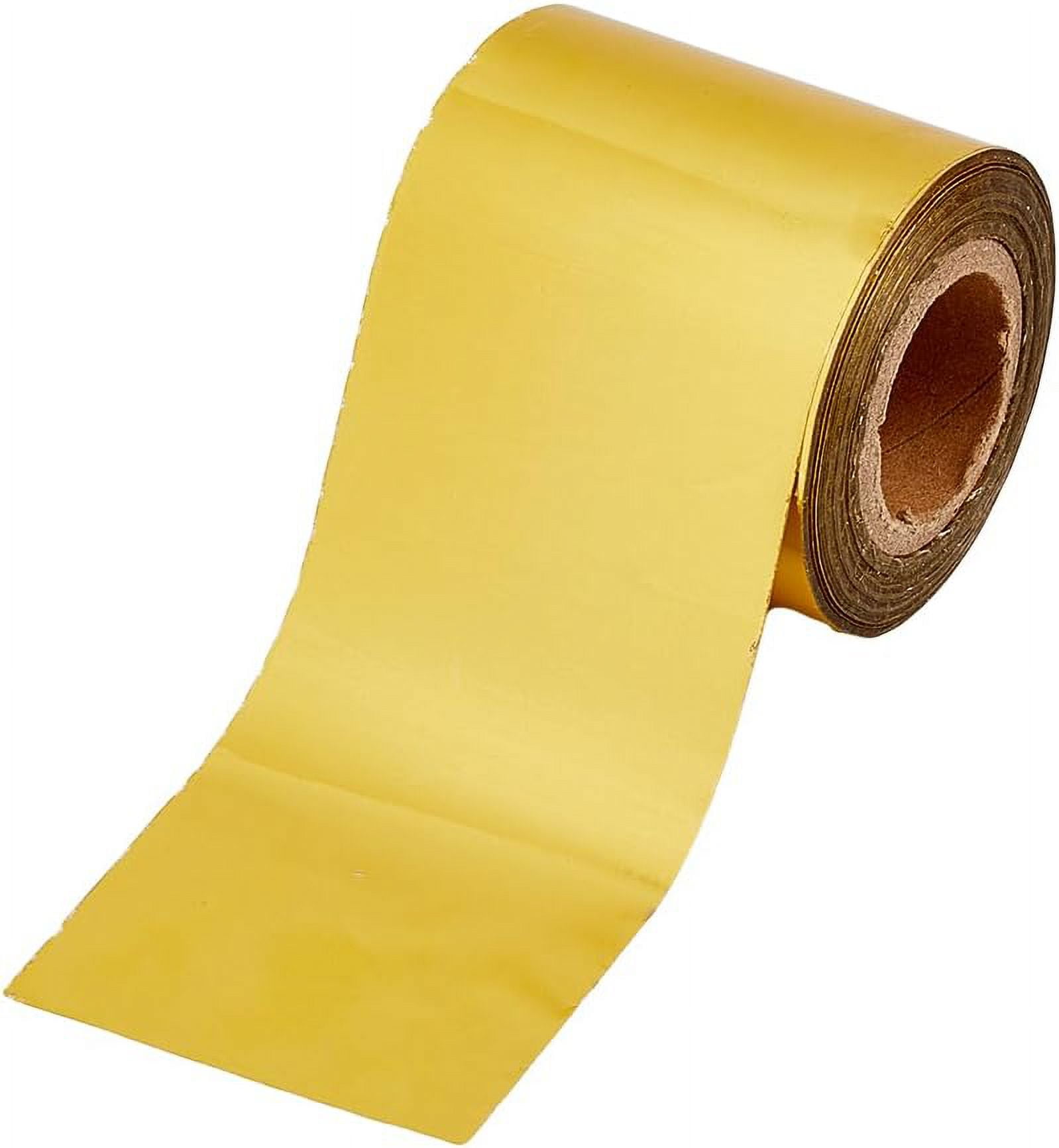 60m Hot Foil Roll Reactive Foil 5cm Wide Transfer Foil Paper Gold Hot ...
