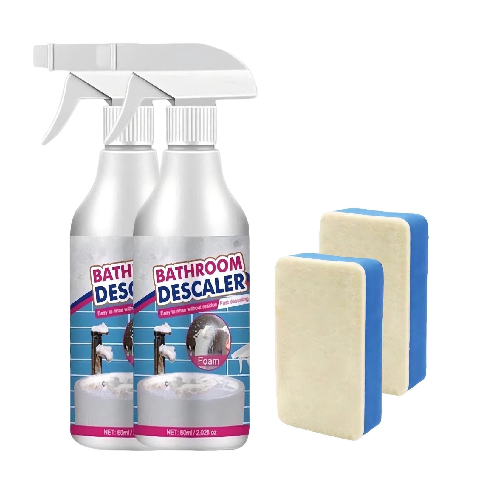 60ml/2.02fl oz Bathroom Descaler, 2 Pcs Bathroom Descaler Foam Cleaner ...