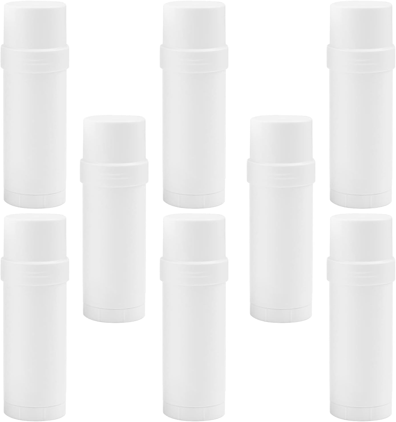 60ml/2oz Plastic Deodorant Containers Round Twist Up Empty Bottles ...