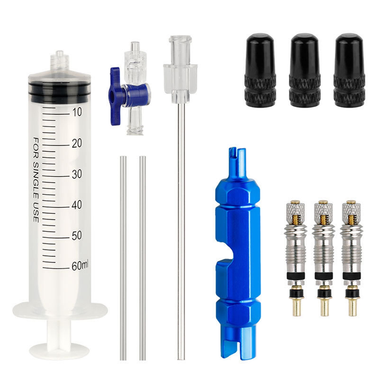 60ml Bicycles Tubeless Tire Sealant Injectors Road Bike Fluid ...