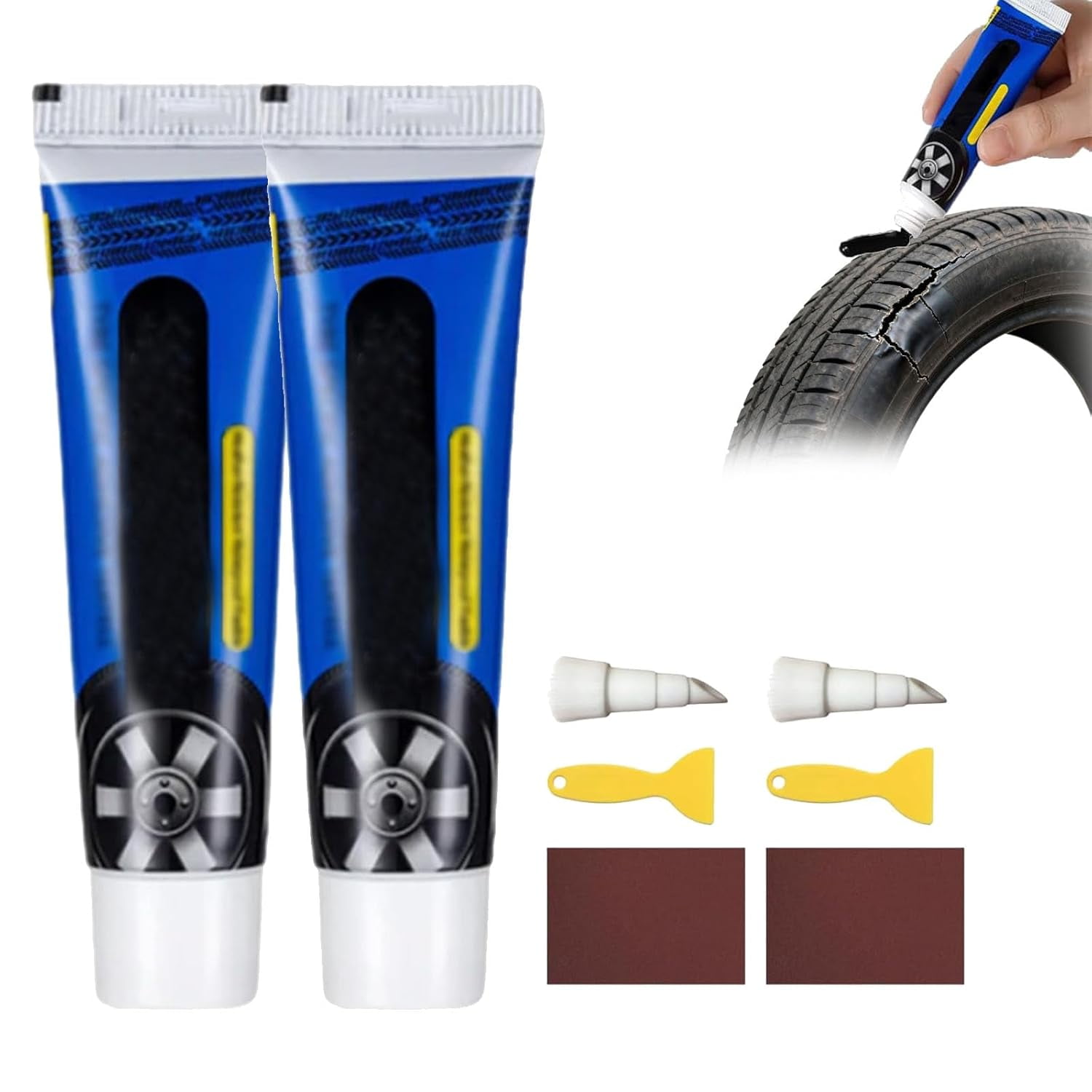 60ml Cherishty Weather-Resistant Waterproof Flexible Tire Repair ...