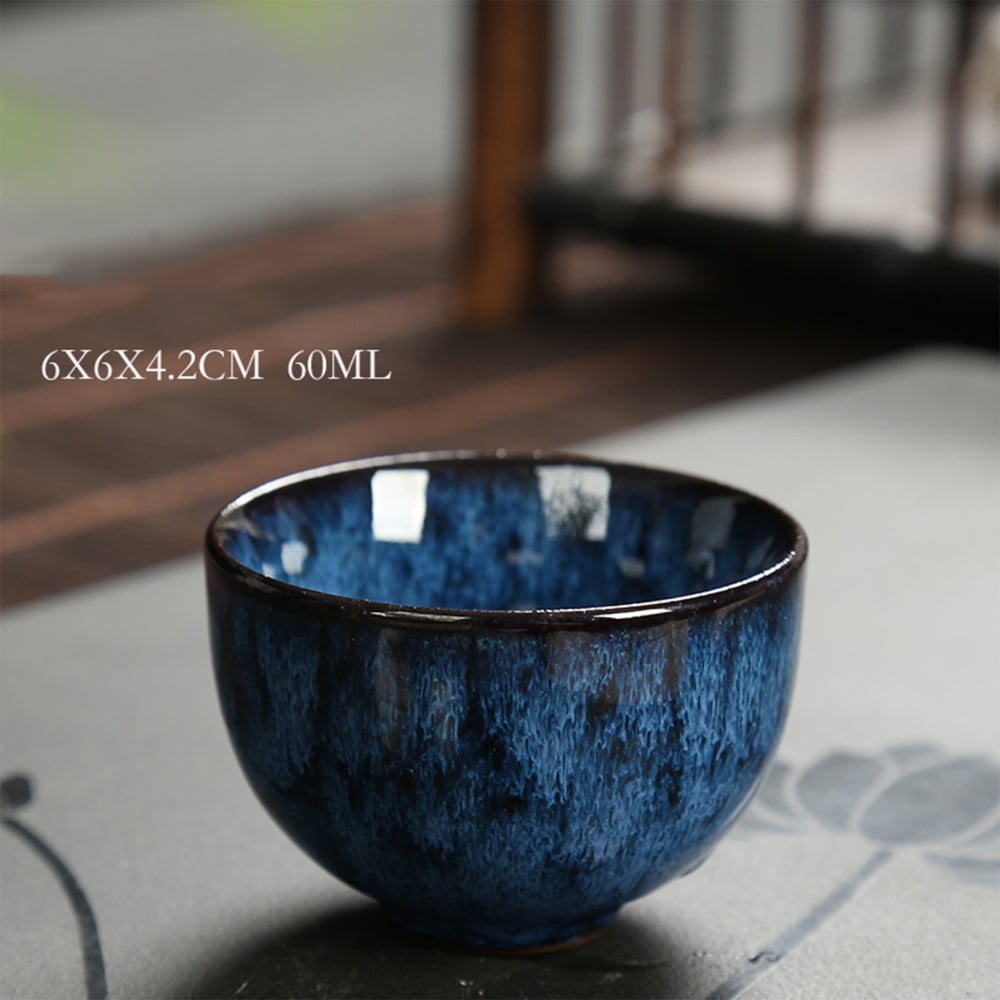 60ml Chinese Tea Cup Kiln Transformation Chinese Ceramic Kung Fu Tea ...