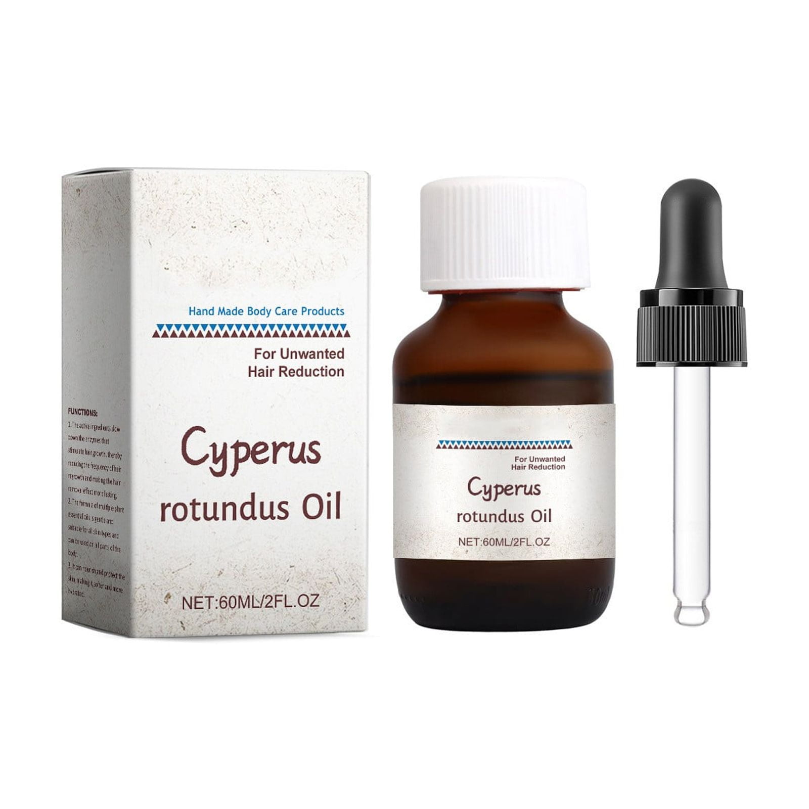 60ml Cyperus Rotundus Hair Removal Oil - Natural Plant Extract, Post ...