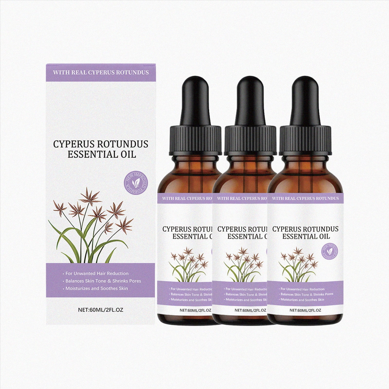 60ml Cyperus Rotundus Oil, 100% Cyprus Rotundus Oil, Cyprus Oil Natural ...