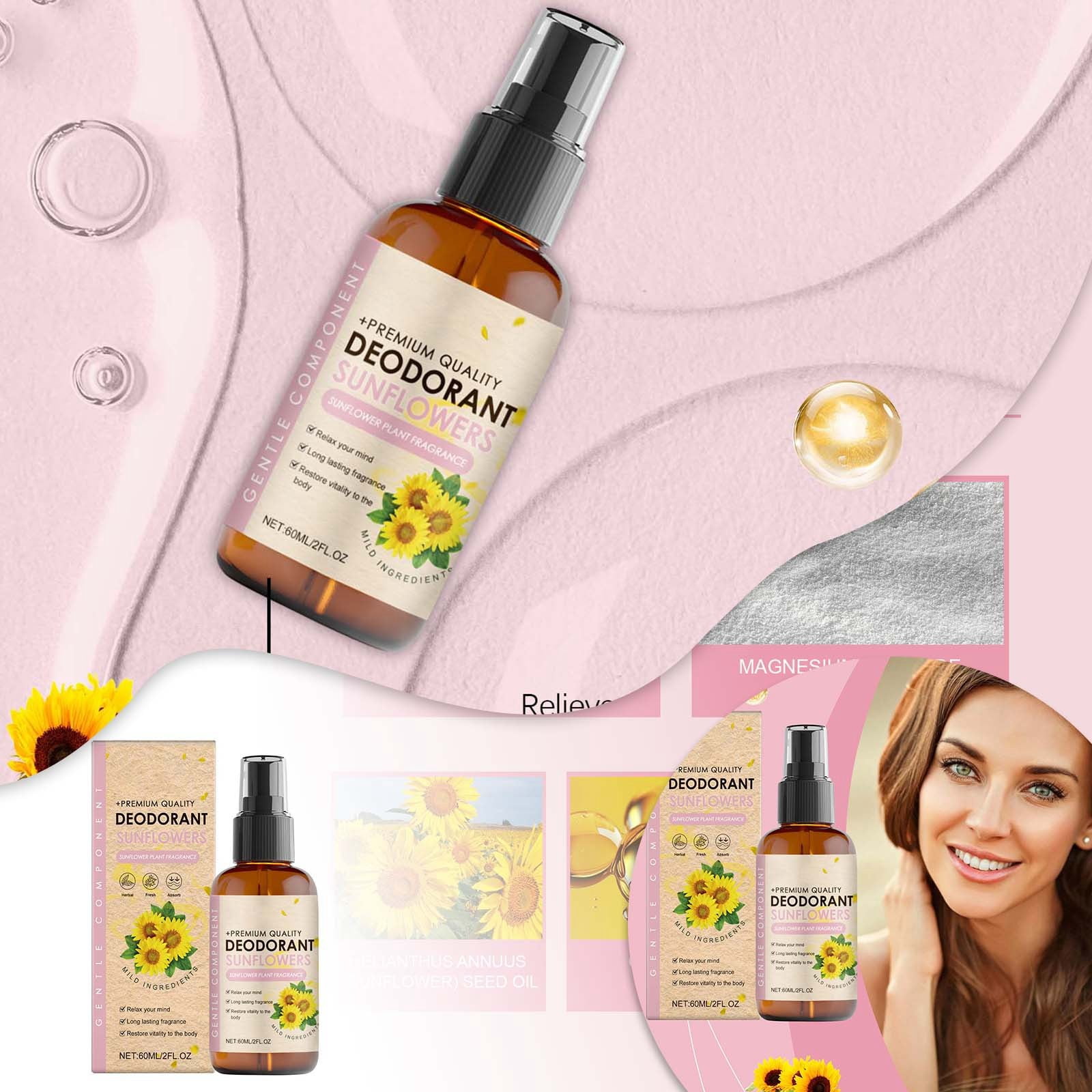 60ml Oil Spray Replenishes Relaxes Muscles Promotes Sleep Moisturizes ...