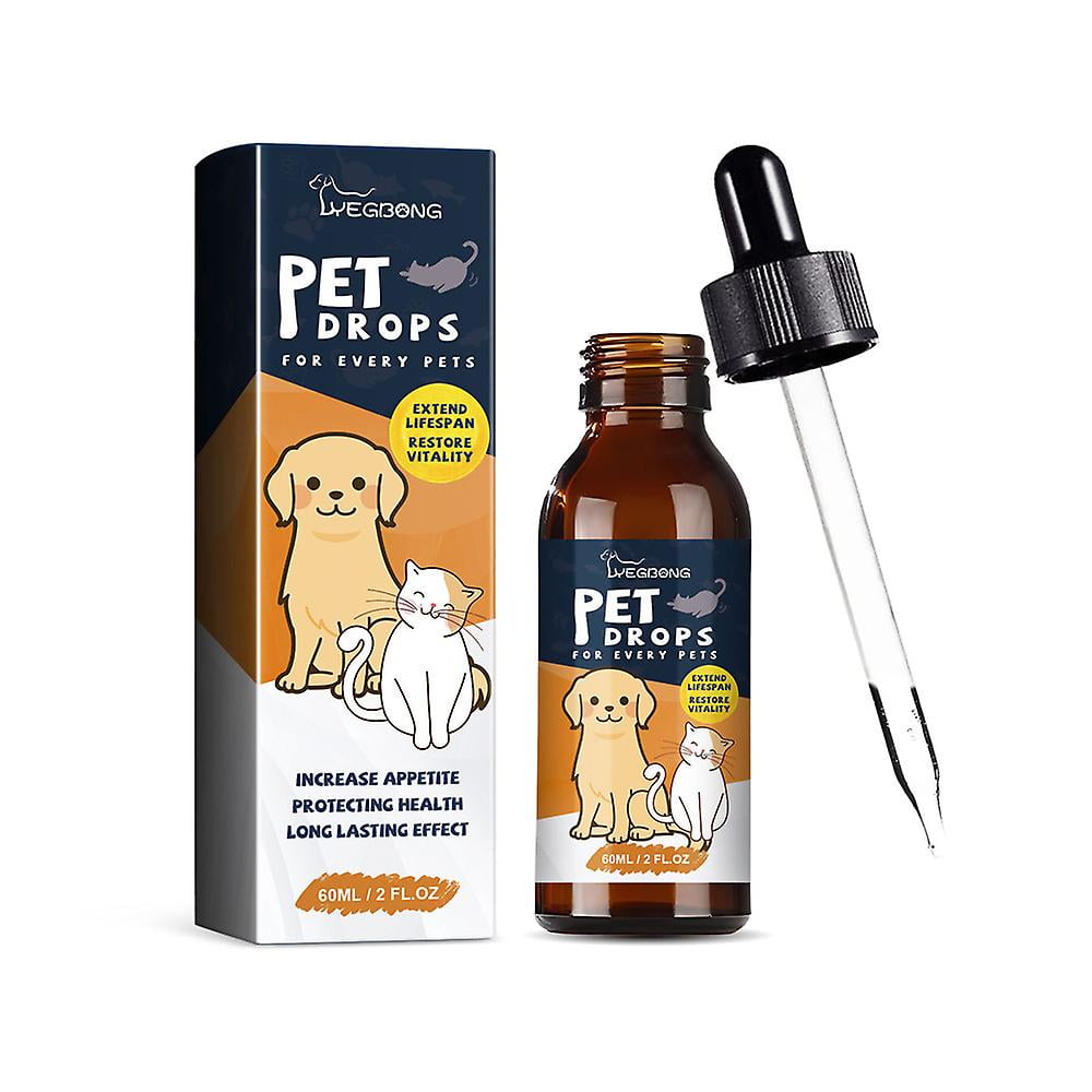 60ml Pet Health Drops Dogs Care Drop Formula for Every Day Use Elder ...