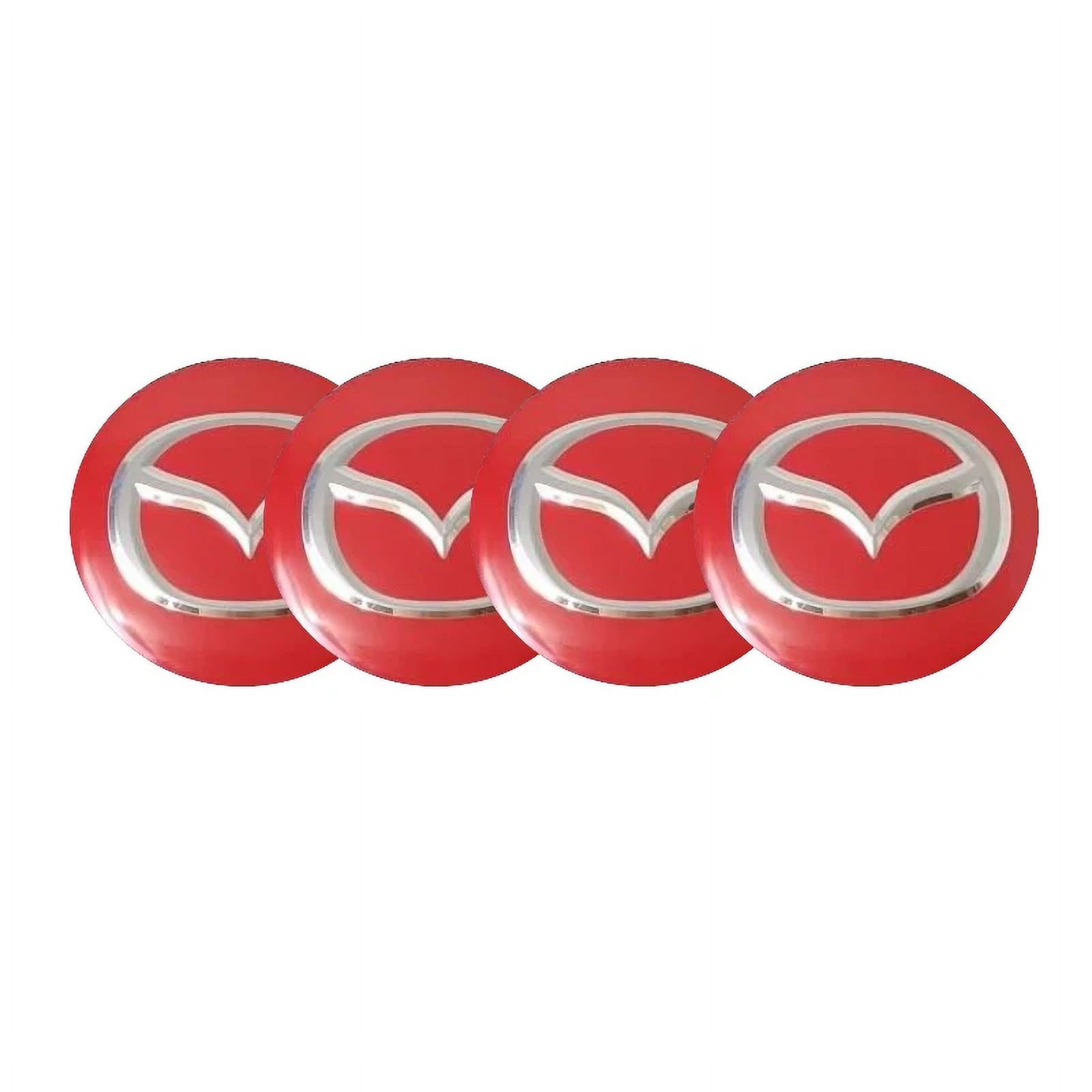 60mm 65mm Car Wheel Center Hub Caps Sticker for Mazda MS 3 6 GH Atenza ...