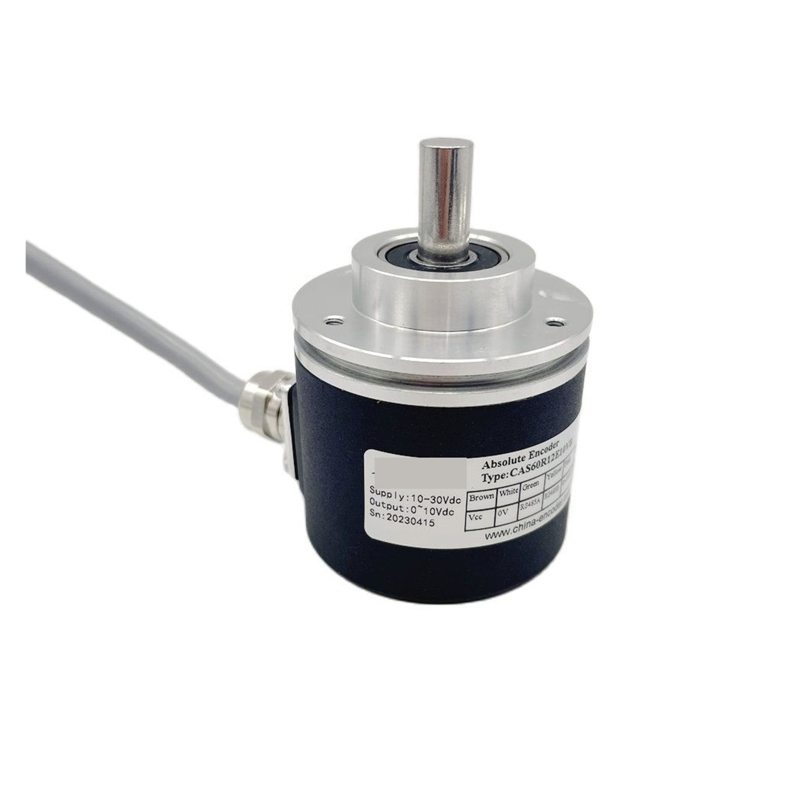 60mm Absolute Encoder Single Turn 4096 Resolution 10mm Shaft Measuring ...