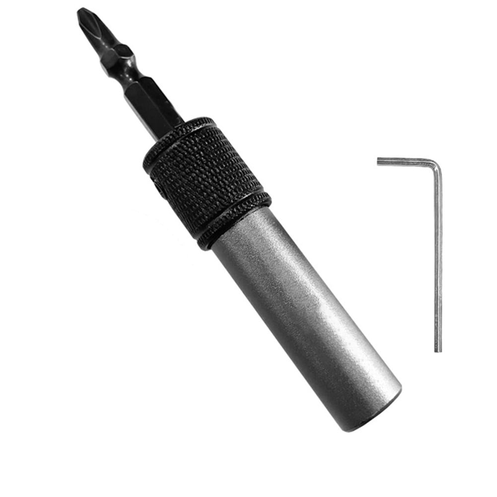 60mm Adjustable Screwdriver Bit Extension Rod /4 Inch Hex Shank Quick ...