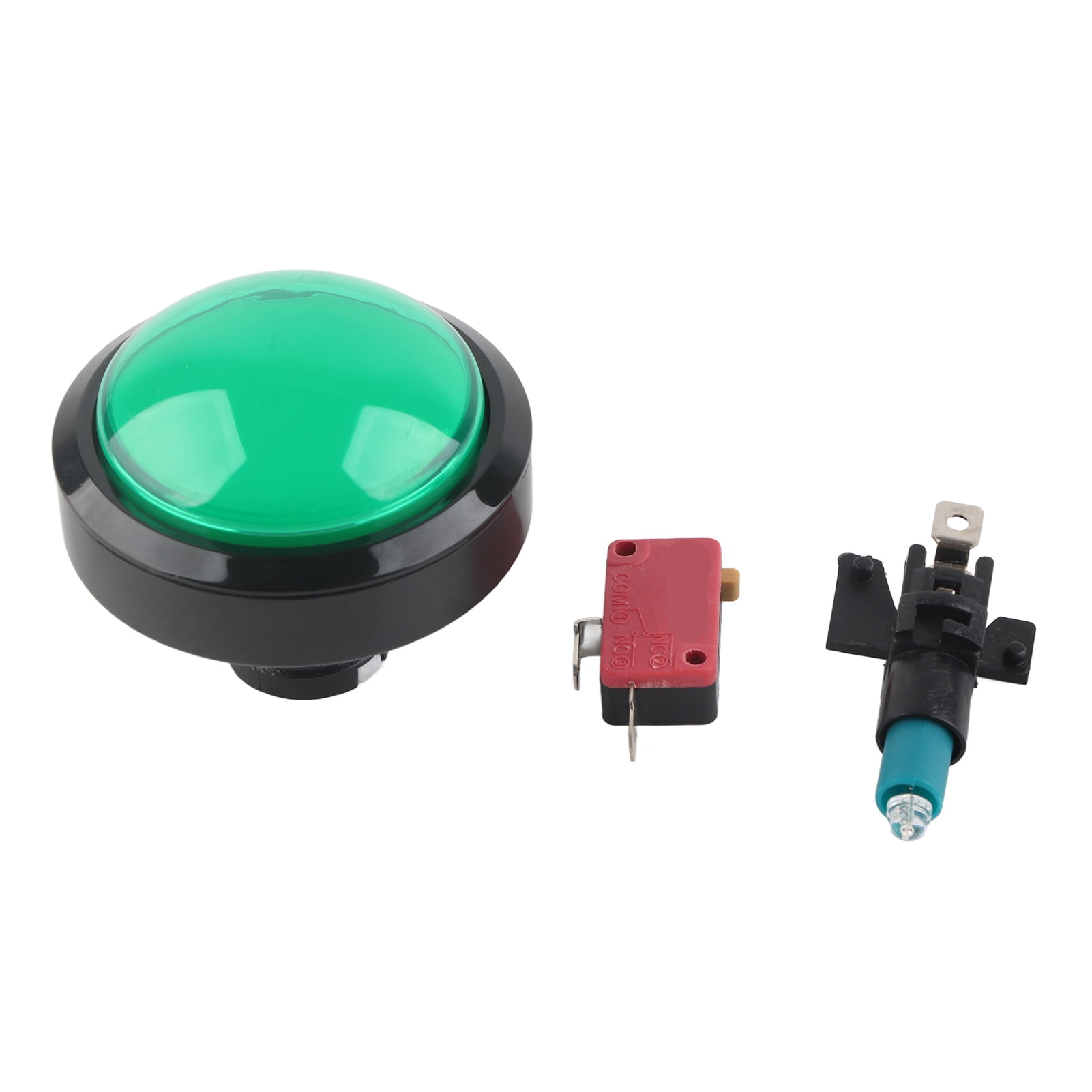 60mm Big Convex Button 2‑Foot Switch Button with LED Light for Crane ...