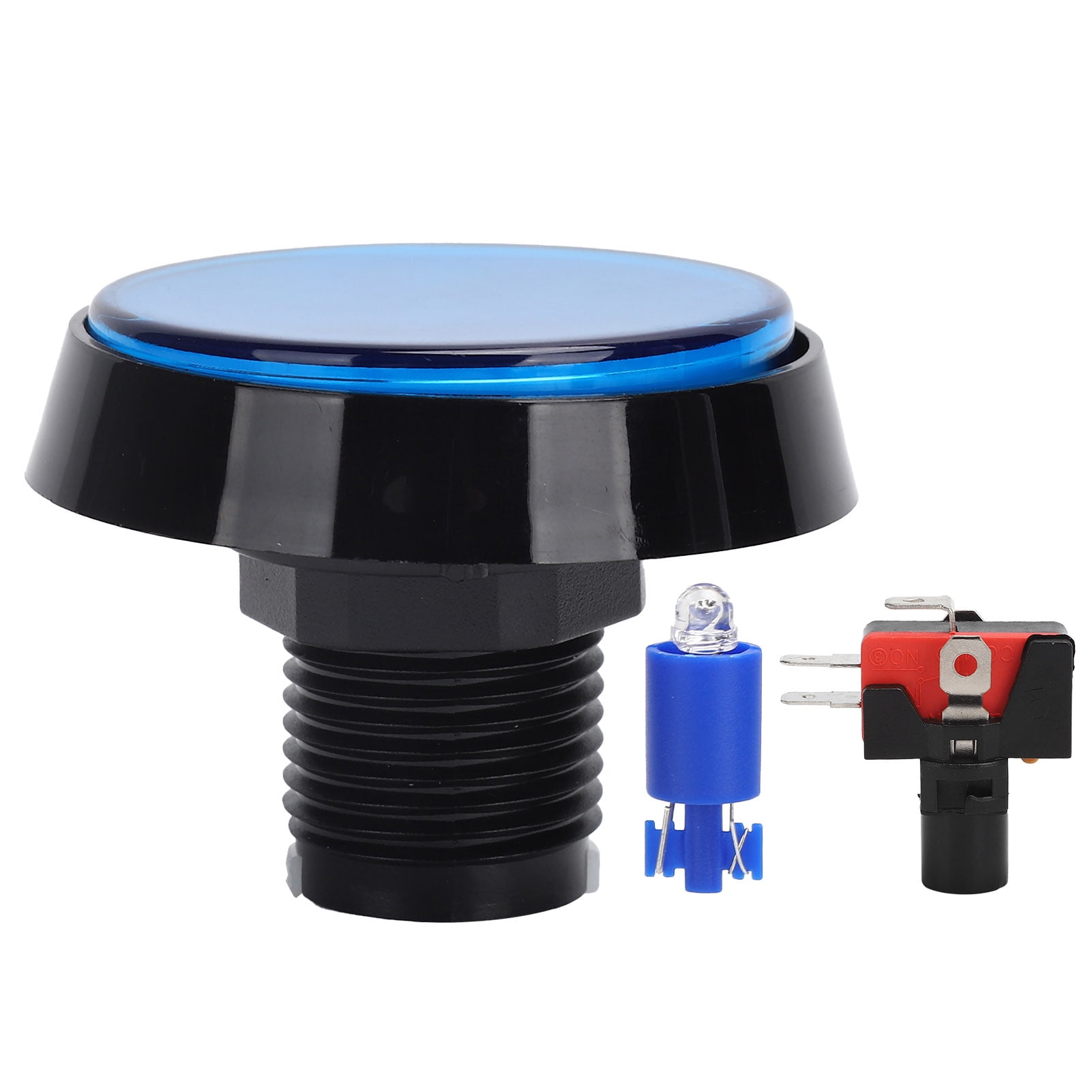 60mm Big Round Flat Button with LED Light 3‑Foot Switch for Crane ...