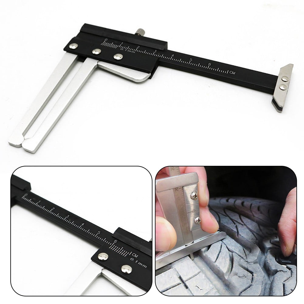 60mm Brake Disk Measure tool Thickness Gauge Caliper Car Tyre Plate ...