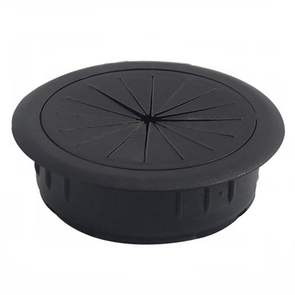 60MM Desk Cord Grommet Wire Hole Cover Line Outlet Port Threading Box ...