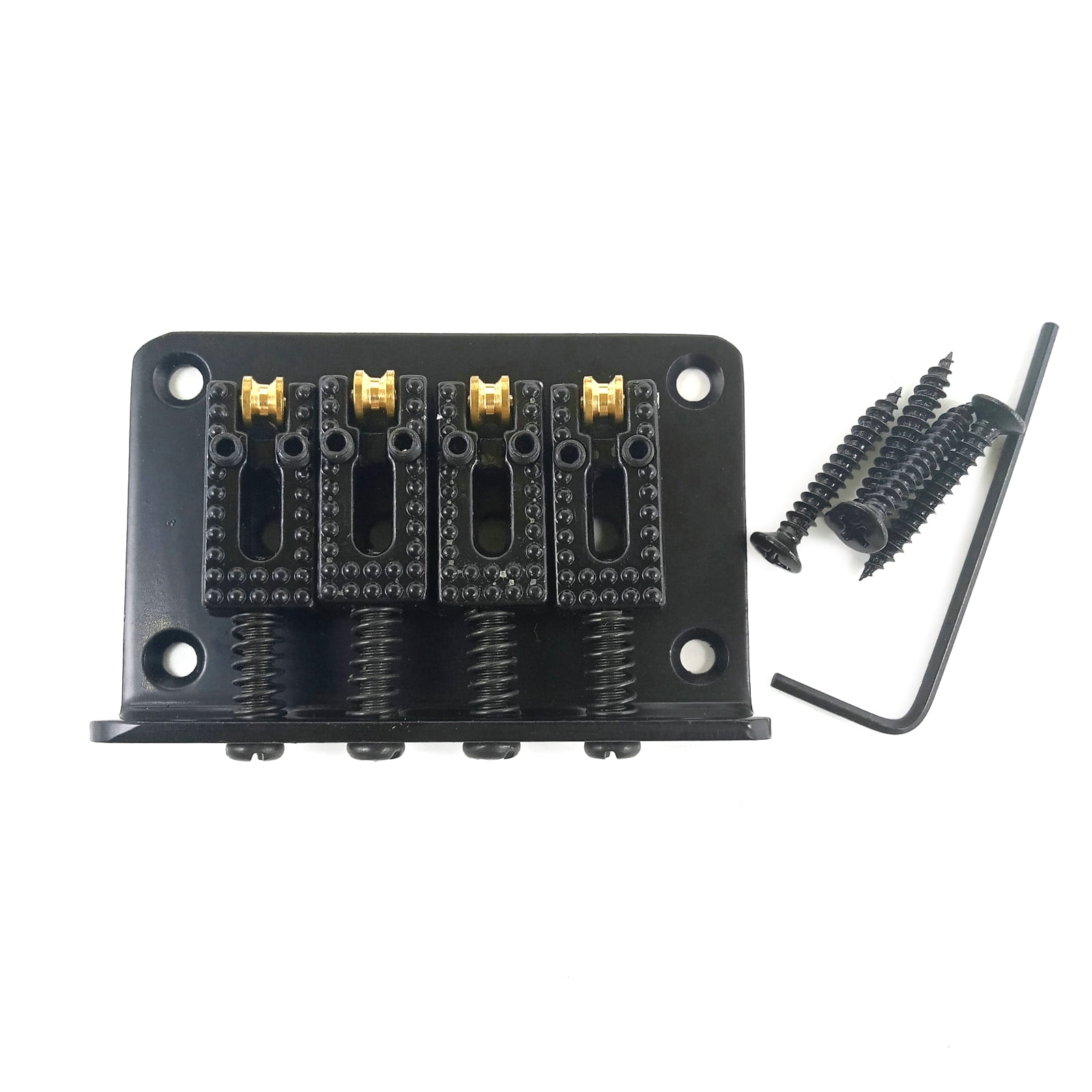 60mm Guitar Roller Saddle Bridge Fixed Hardtail Saddle Bridge Top Load ...